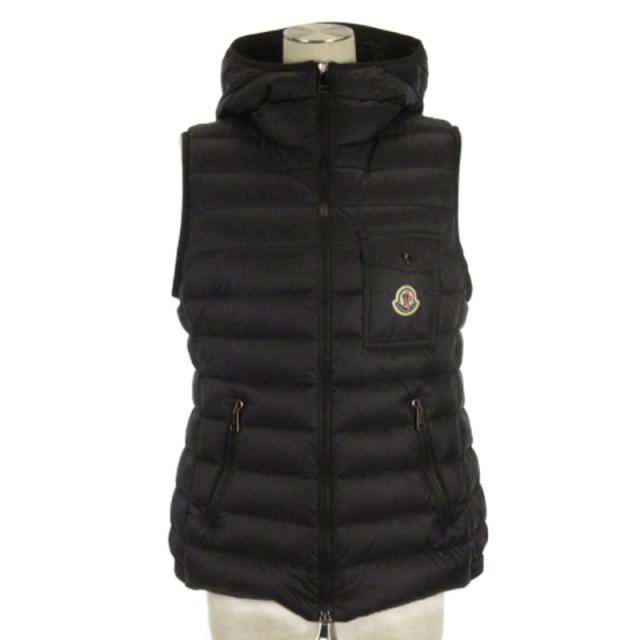 【中古】モンクレール MONCLER GLYCO GILET グリコ ジレ ダウンベスト フーディ ジップアップ G10931A12900 ブラック 2