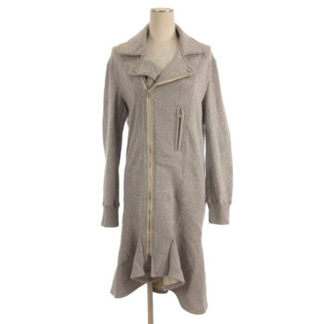 【中古】ジュンヤワタナベ JUNYA WATANABE スウェット ジップコート JL-T023 AD2013 グレー S レディース