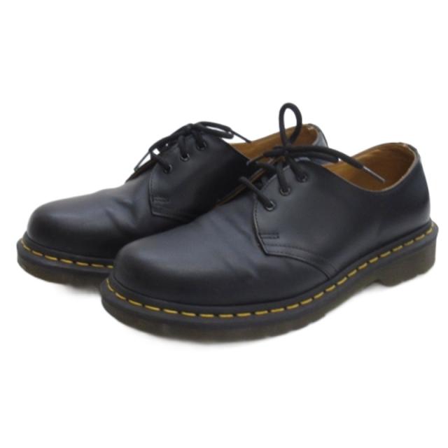 【中古】ドクターマーチン DR.MARTENS 3ホールシューズ レースアップ 1461 レザー ブラック UK7 メンズ