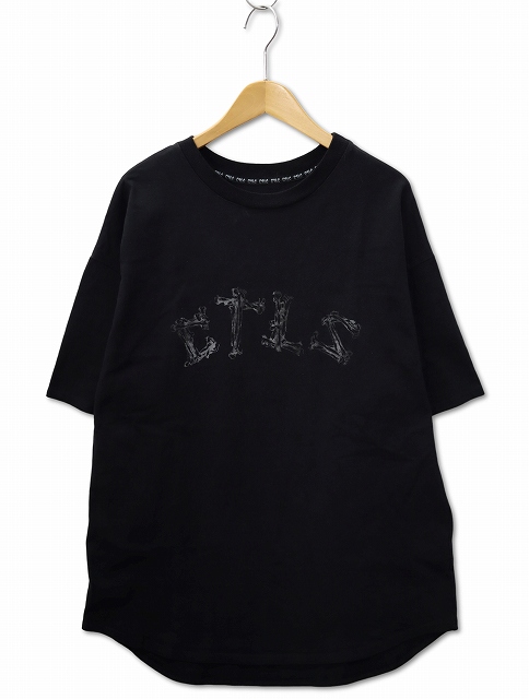 【中古】カタリスト CVTVLIST 2025SS BONES TEE クルーネック ボーンズ プリント 半袖 Tシャツ 1 BLACK(ブラック)