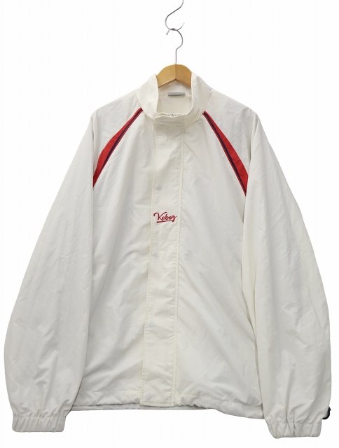 【中古】25SS KEBOZ ICON NYLON TRACK JACKET トラックジャケット XL OFF WHITE オフホワイト KBZ25SS008 メンズ