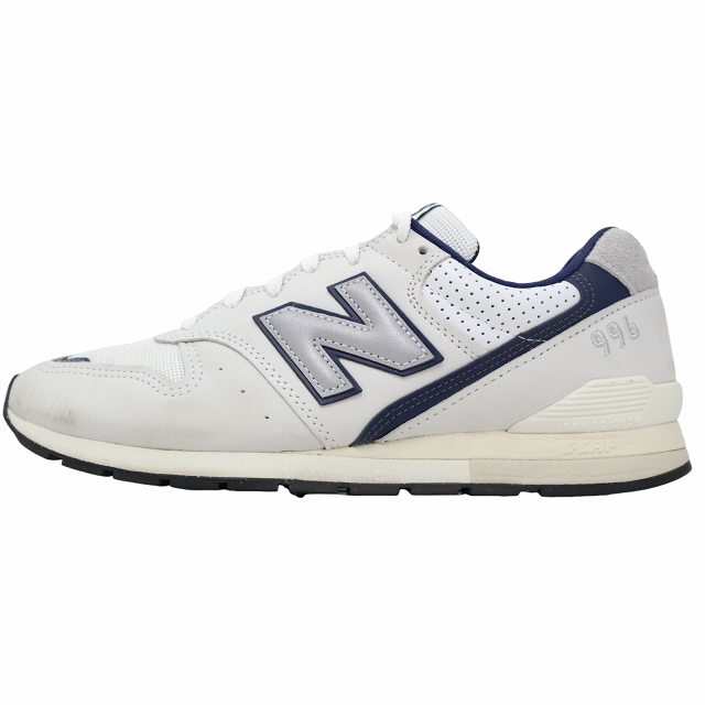 【中古】NEW BALANCE 27.5cm 996 HQ2 ランニングスタイル スニーカー US9.5 WHITE ホワイト CM996HQ2 メンズ