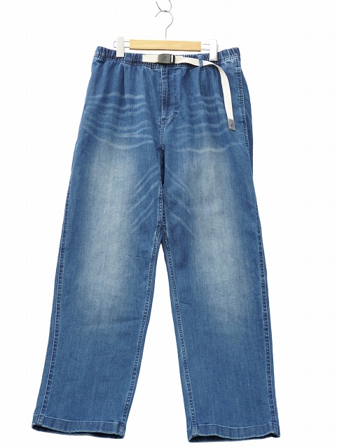 【中古】GRAMICCI JEANS FACTORY 別注 ストレッチ デニム エブリデイパンツ XL INDIGO インディゴ GUP5-F1023 メンズ