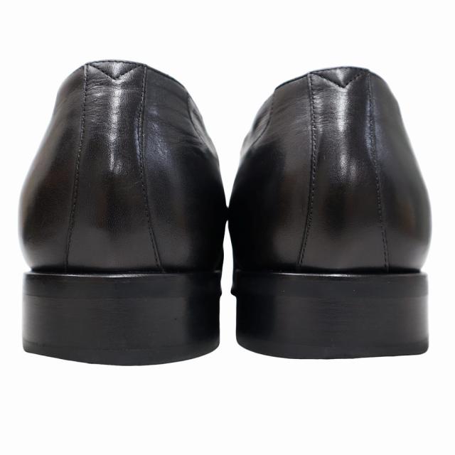 【中古】ルイヴィトン LOUIS VUITTON ダミエ レザー ダービー レースアップ ビジネスシューズ 9 1/2(28.5cm) ブラック