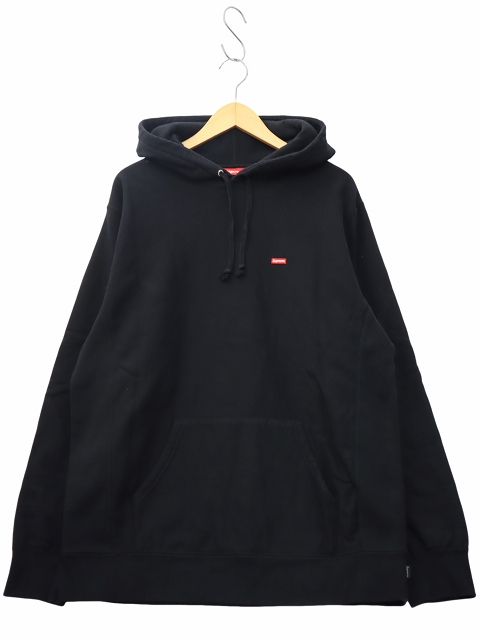 【中古】SUPREME 2020SS Small Box Hooded Sweatshirt フーデッド スウェットシャツ パーカー L ブラック メンズ