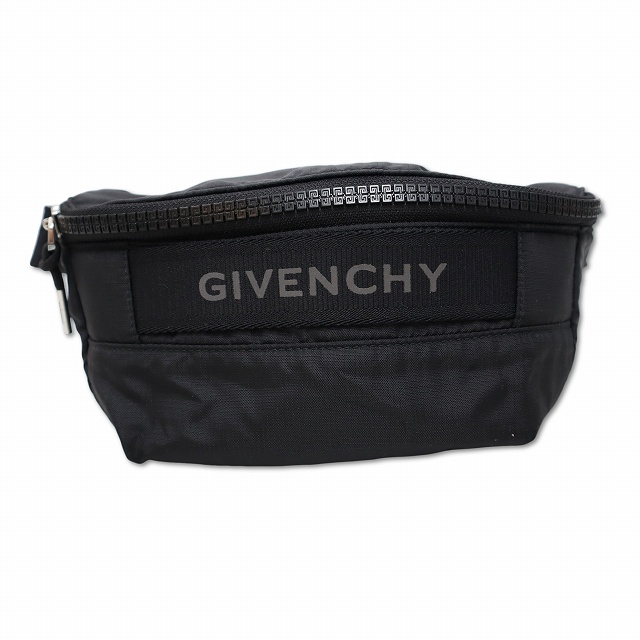 【中古】ジバンシィ GIVENCHY BKU040K1RG Gトレック ウエストバッグ ボディバッグ BLACK(ブラック) メンズ