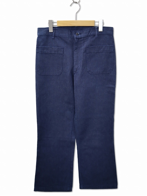 【中古】COASTAL INDUSTRIES, INC ヴィンテージ DENIM TYPE II デニム タイプ II トラウザー パンツ 33R 訳アリ