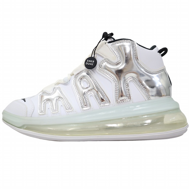 【中古】NIKE 26.5cm AIR MORE UPTEMPO 720 CHROME スニーカー US8.5 BQ7668-100 メンズ