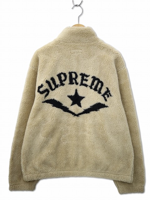 【中古】シュプリーム SUPREME Star Fleece Jacket スター フリース ジャケット L NATURAL(ナチュラル) メンズ