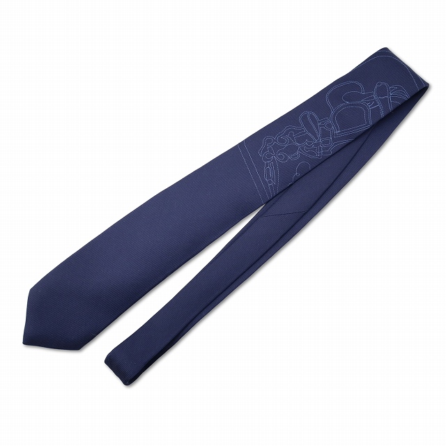 【中古】エルメス HERMES 7 Brides de Gala ネクタイ MARINE/BLUE(マリン/ブルー) メンズ