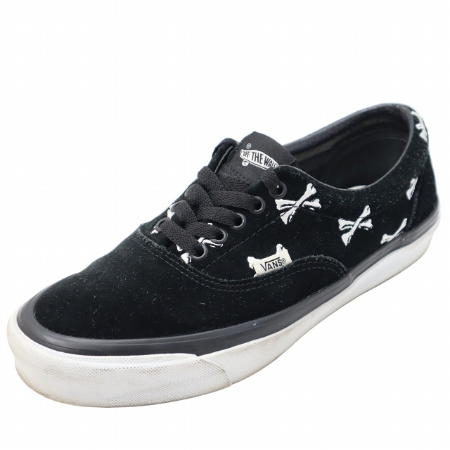 【中古】VANS 26.5cm OG ERA LX WTAPS BONES スニーカー US8.5/10 BLACK ブラック VN0A4BVA20P1 メンズ