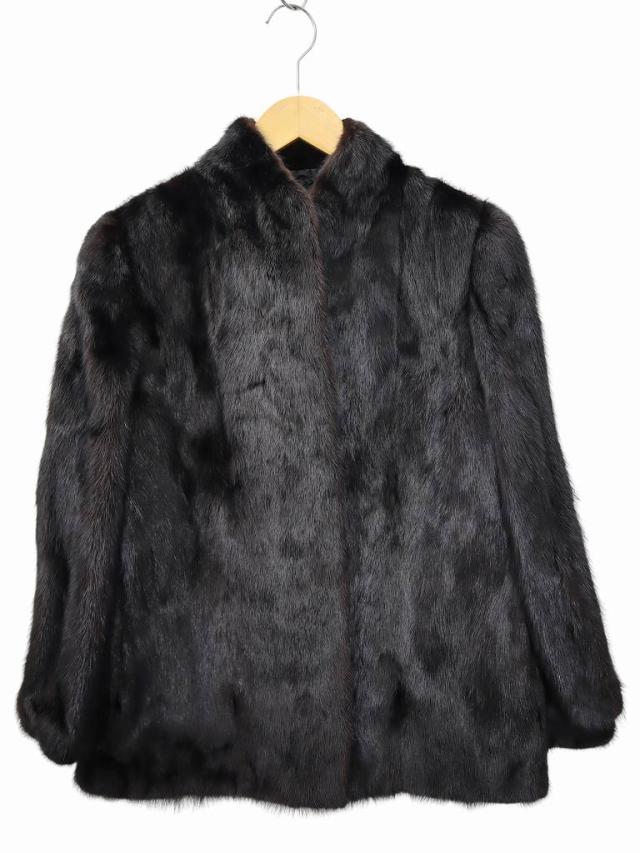 【中古】アメリカーナ AMERICANA ミンクファー コート 11(L) DARKBROWN(ダークブラウン) 秋冬 レディース