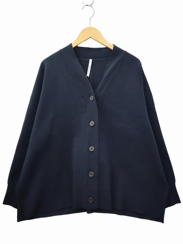 【中古】Dignite collier ディニテコリエ コットン スムース カーディガン F NAVY(ネイビー) 春秋 レディース