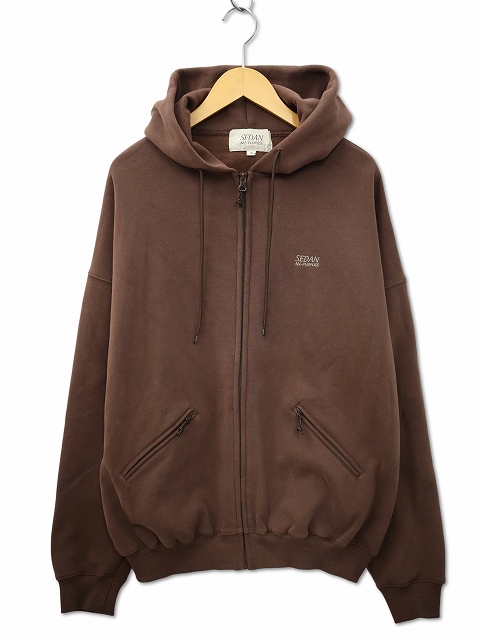 【中古】SEDAN ALL-PURPOSE 2025AW OG LOGO FULL ZIP HOODIE ロゴ フルジップ フーディー スウェット パーカー XL