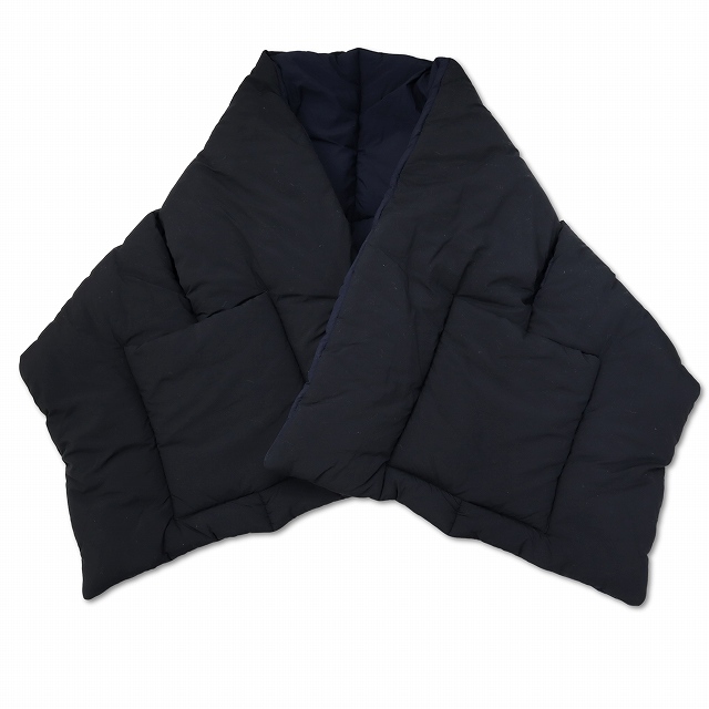 【中古】未使用品 HeRIN.CYE ヘリンドットサイ Volume Cape ナイロン 中綿 ボリューム ケープ FREE BLACK(ブラック)