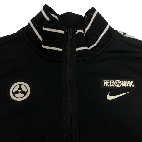 【中古】未使用品 ナイキ アクロニウム ブルゾン トラックジャケット CZ4673-010 オフネック 刺繍 無地 裏起毛 長袖 L 黒 白 メンズ 中古】未使用品 ナイキ アクロニウム ブルゾン トラックジャケット