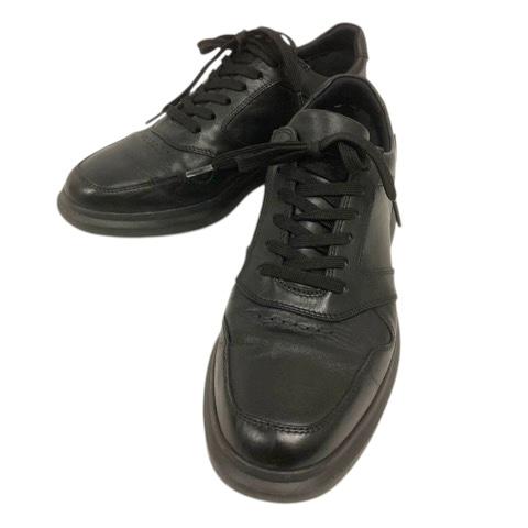 【中古】リーガル REGAL 73HL スニーカー ドレススニーカー GORE-TEX 24.5cm 無地 黒 ブラック メンズ