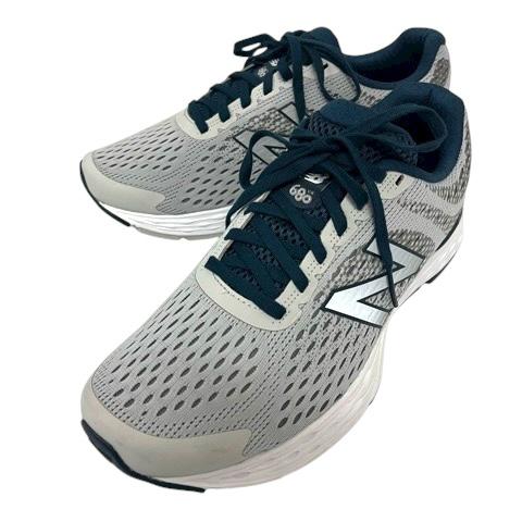 【中古】ニューバランス NEW BALANCE スニーカー M680CG6 26cm 緑 グリーン グレー メンズ