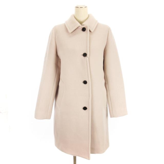 【中古】未使用品 マッキントッシュ ロンドン タグ付き バントン ウール ダブルクロス ベロア コート オフホワイト 40