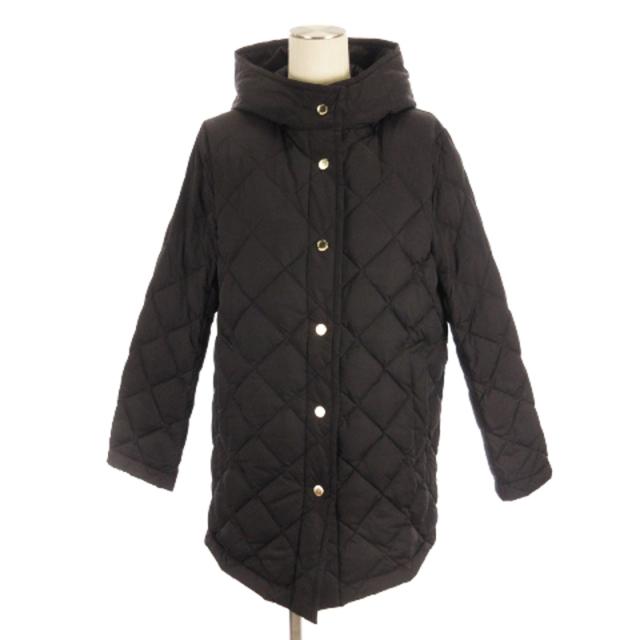 【中古】マッキントッシュ ロンドン ライトタフタ ダウン コート ショート キルティング G5F06235 黒 ブラック 38
