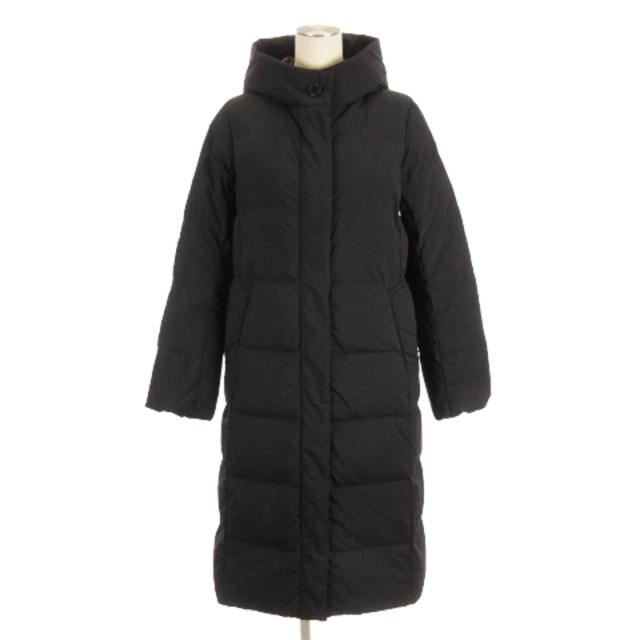 【中古】マッキントッシュ ロンドン クリストン タスランナイロン ダウン コート ロング G5F01255 黒 ブラック 38