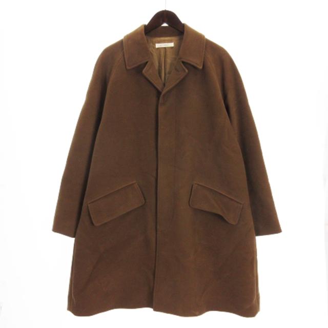 【中古】チルトザオーセンティックス tilt the authentics ステンカラー コート ジャケット 比翼 ct-01 ブラウン 2
