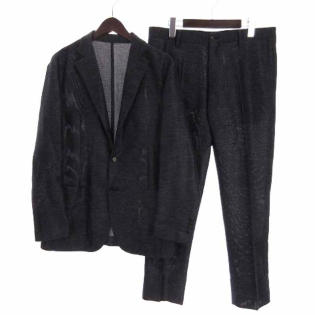 【中古】マッキントッシュ ロンドン 良品 セットアップ スーツ フォーマル ジャケット パンツ 紺 ダークブルー 40 86