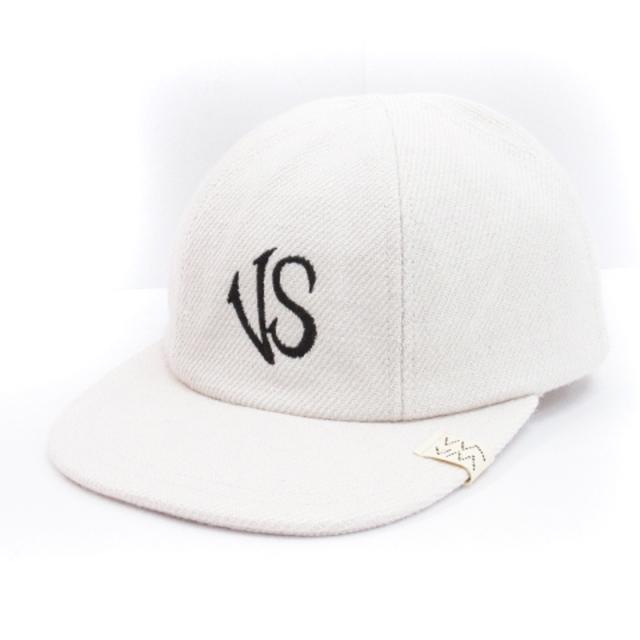 【中古】ビズビム VISVIM HONUS CAP VS キャップ 帽子 刺繍 ウール リネン アイボリー ML メンズ