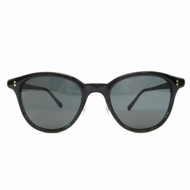 【中古】アイヴァン EYEVAN Weber サングラス セルフレーム フルリム DN 黒 ブラック 50□21-145 メンズ レディース