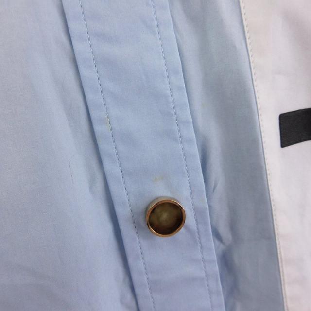 中古】バーバリー BURBERRY コットン シャツ ブラウス 長袖 プリント