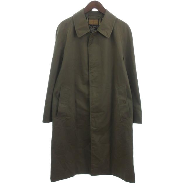 【中古】バーバリーズ Burberrys バルマカーンコート 70s ヴィンテージ ステンカラーコート カーキ系 ■ECT メンズ