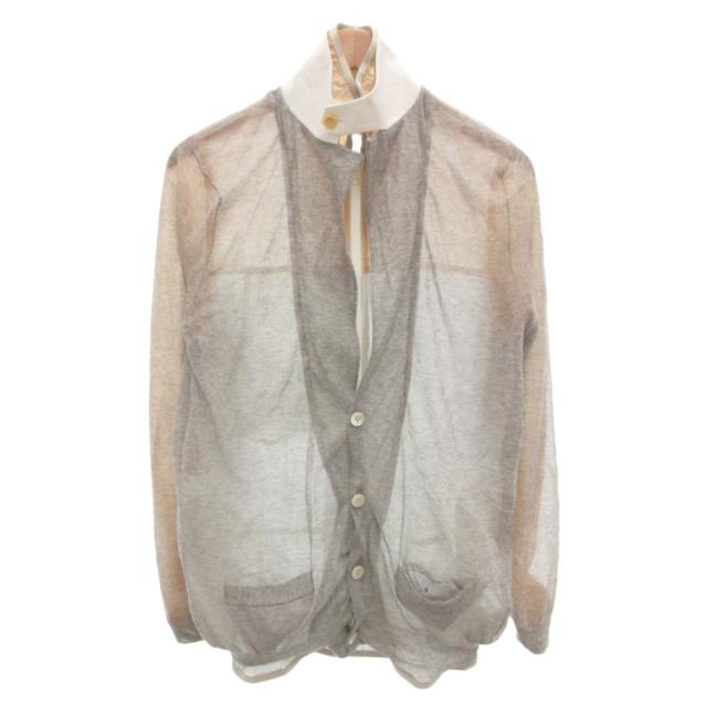 【中古】サカイ sacai ドッキングジャケット カーディガン ブルゾン スタンドカラー 1 グレー /FF ■ECT レディース