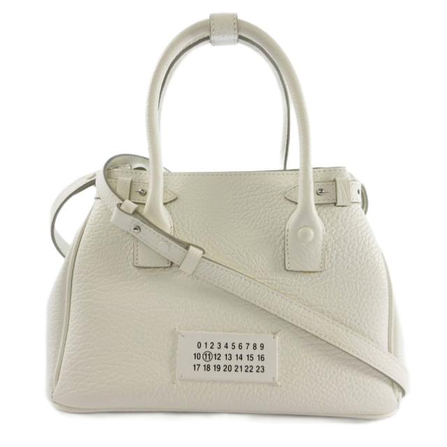 【中古】メゾンマルジェラ 11 Maison Margiela 11 ドローストリング ミニ ハンドバッグ ショルダー 2way レザー