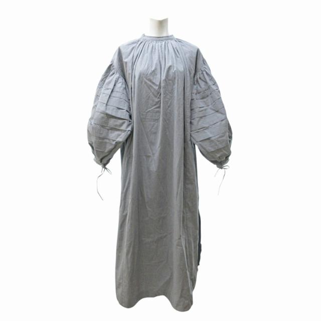 【中古】ライト WRYHT 21AW ロング シャツ ワンピース マキシ丈 オールドジョー取扱い 212WT-DR01 グレー 2