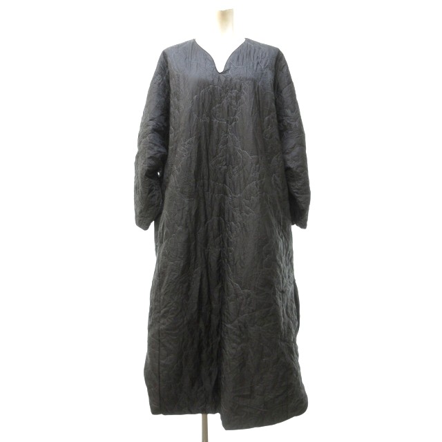 【中古】未使用品 ライト WRYHT タグ付 24AW QUILTED SAHARA DRESS ドレス オールドジョー取扱い BLACK 2 約M ■BL4
