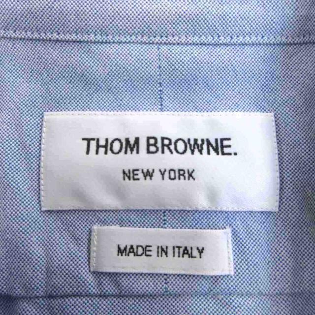 中古】トムブラウン THOM BROWNE ボタンダウンショートスリーブシャツ