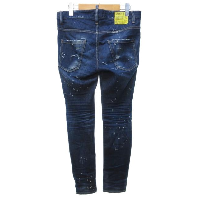 【中古】ディースクエアード DSQUARED2 22SS SUPER TWINKY JEANS ダメージデニム ジーンズ ダメージ加工 42 約XS 中古】ディースクエアード DSQUARED2 22SS SUPER TWINKY JEANS
