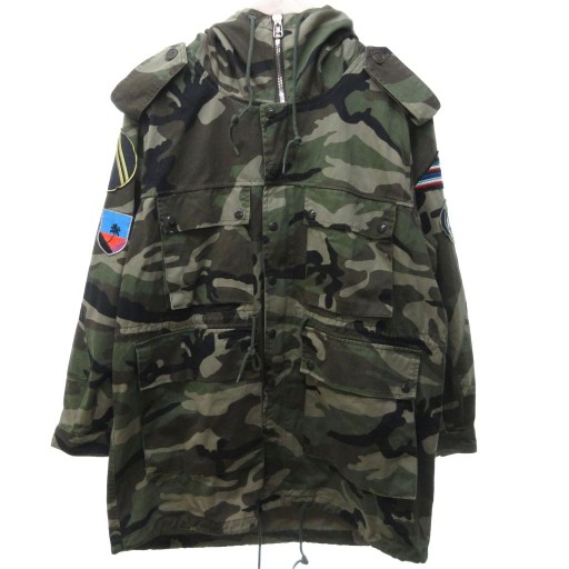 【中古】サンローラン パリ SAINT LAURENT PARIS 16SS ミリタリーコート フライトジャケット