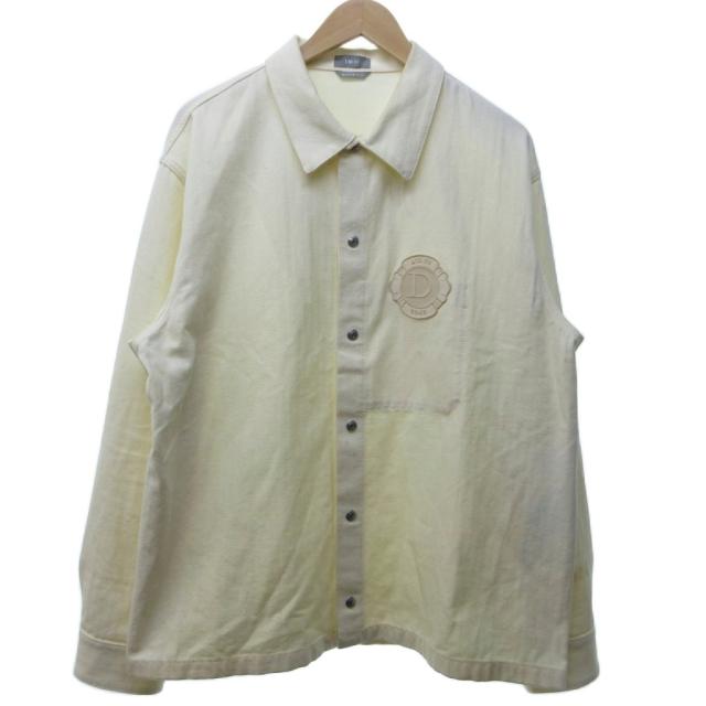 【中古】ディオールオム アトリエライン コーチジャケット コットンデニムウィズヘリンボーンジャケット 54 約L