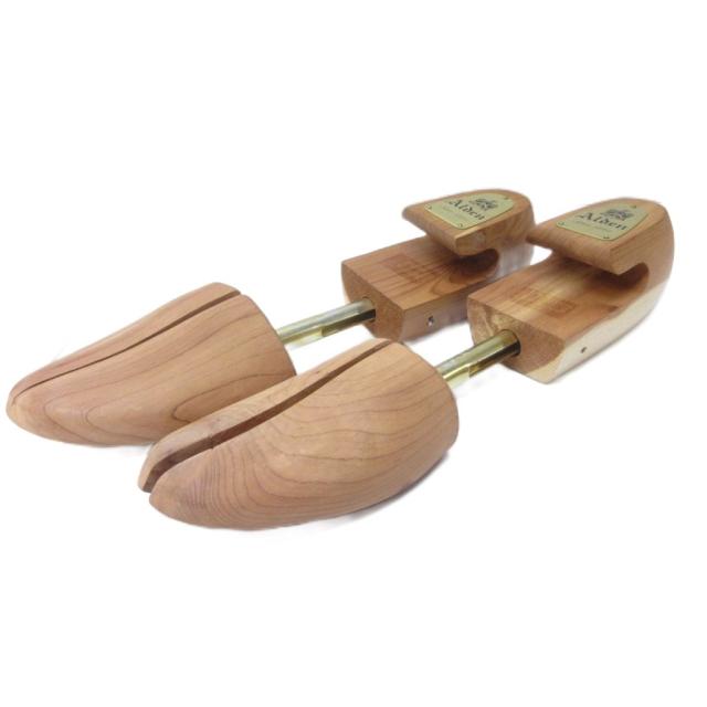 【中古】オールデン ALDEN 美品 シューキーパー シューツリー 純正 木製 USA製 茶 ブラウン S 約28-28.5cm IBO83