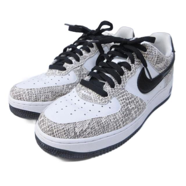 【中古】ナイキ NIKE AIR FORCE 1 LOW RETRO エアフォース1 レトロ 845053-104 白蛇 AF1 スニーカー 26cm ■MNK3