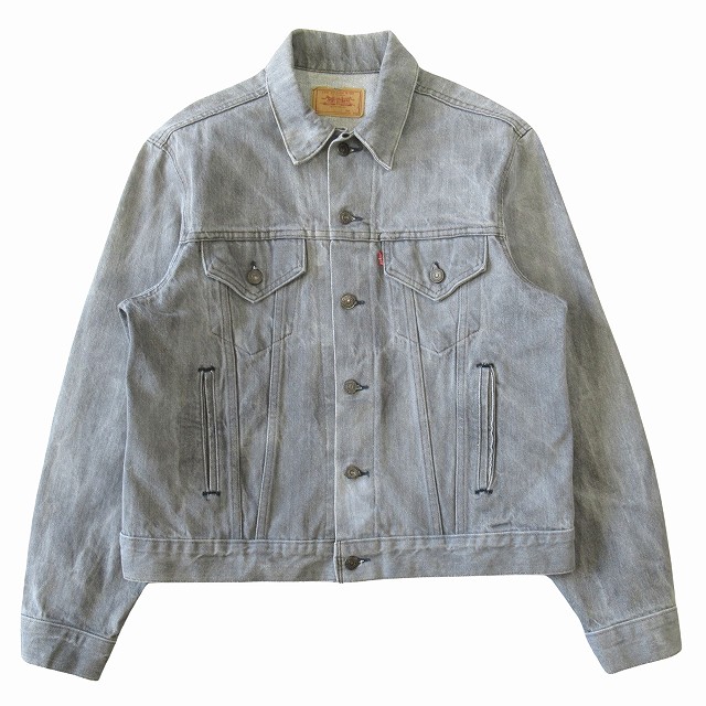 【中古】リーバイス Levi's 70506-0259 先染め ブラック デニム ジャケット ブルゾン Gジャン ジージャン スモールe