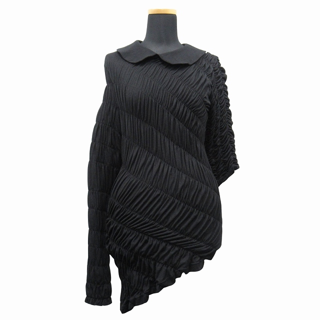 【中古】美品 11AW コムデギャルソン COMME des GARCONS ハイブリッドファッション期 アシンメトリー 変形 ワンピース