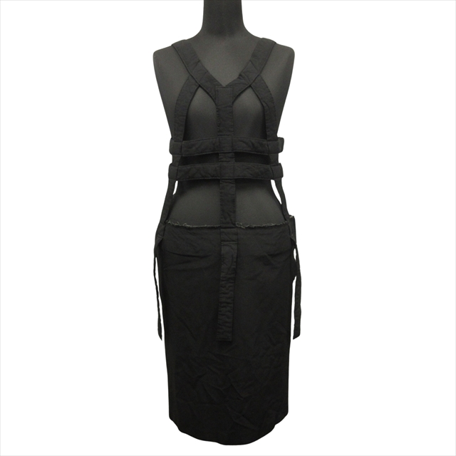 【中古】美品 14ss コムデギャルソン COMME des GARCONS ボンテージ ジャンパー スカート ワンピース ドレス