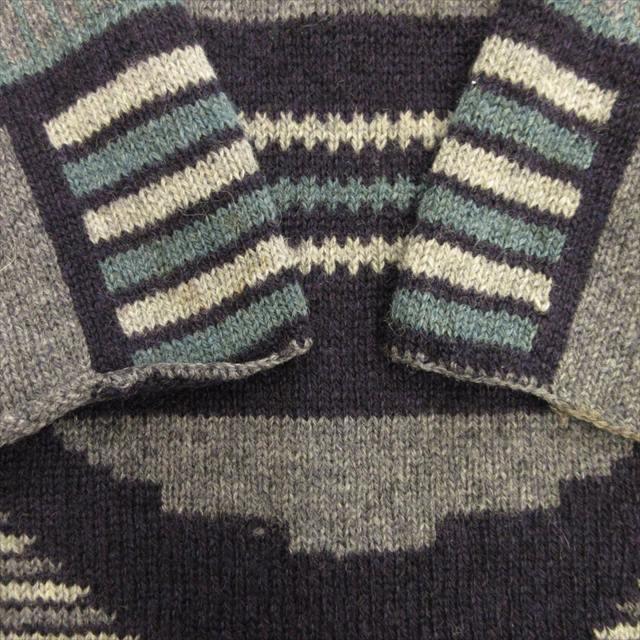 中古】97aw アンダーカバー UNDERCOVER LEAF ニット セーター クルー