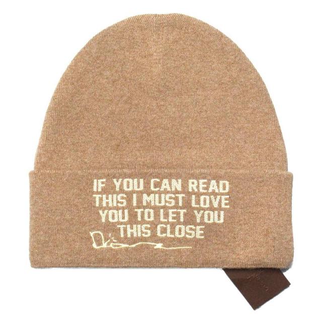 【中古】未使用品 22aw ディオール × トラヴィススコット カクタスジャック レター ロゴ 刺繍 カシミヤ ビーニー■３