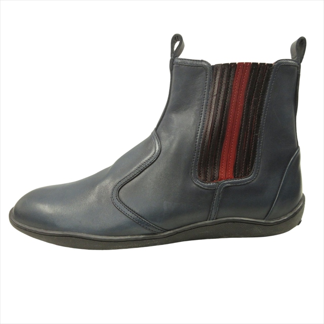 【中古】トッズ フォー フェラーリ TOD'S for Ferrari サイドゴア レザー ショート ブーツ ゴンミーニソール