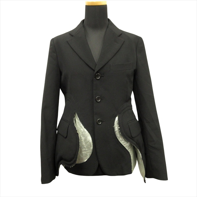 【中古】美品 17aw コムデギャルソン COMME des GARCONS カットオフ テーラード ジャケット ブレザー