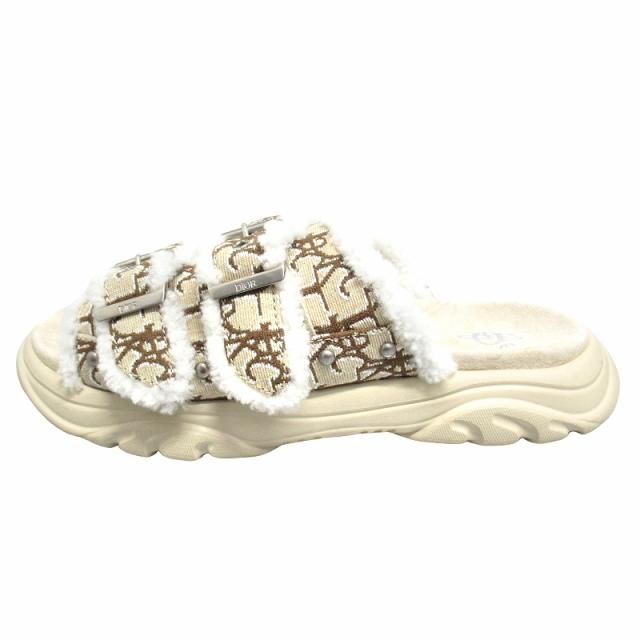 【中古】未使用品 22ss ディオール × トラヴィススコット カクタスジャック エイチタウン オブリーク サンダル■３