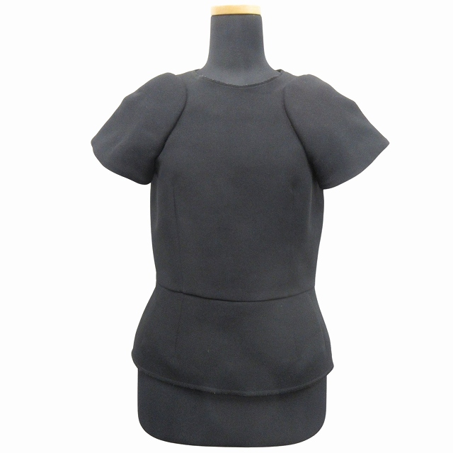 【中古】12SS コムデギャルソン COMME des GARCONS ホワイトドラマ期 フレア タイト ブラウス カットソー